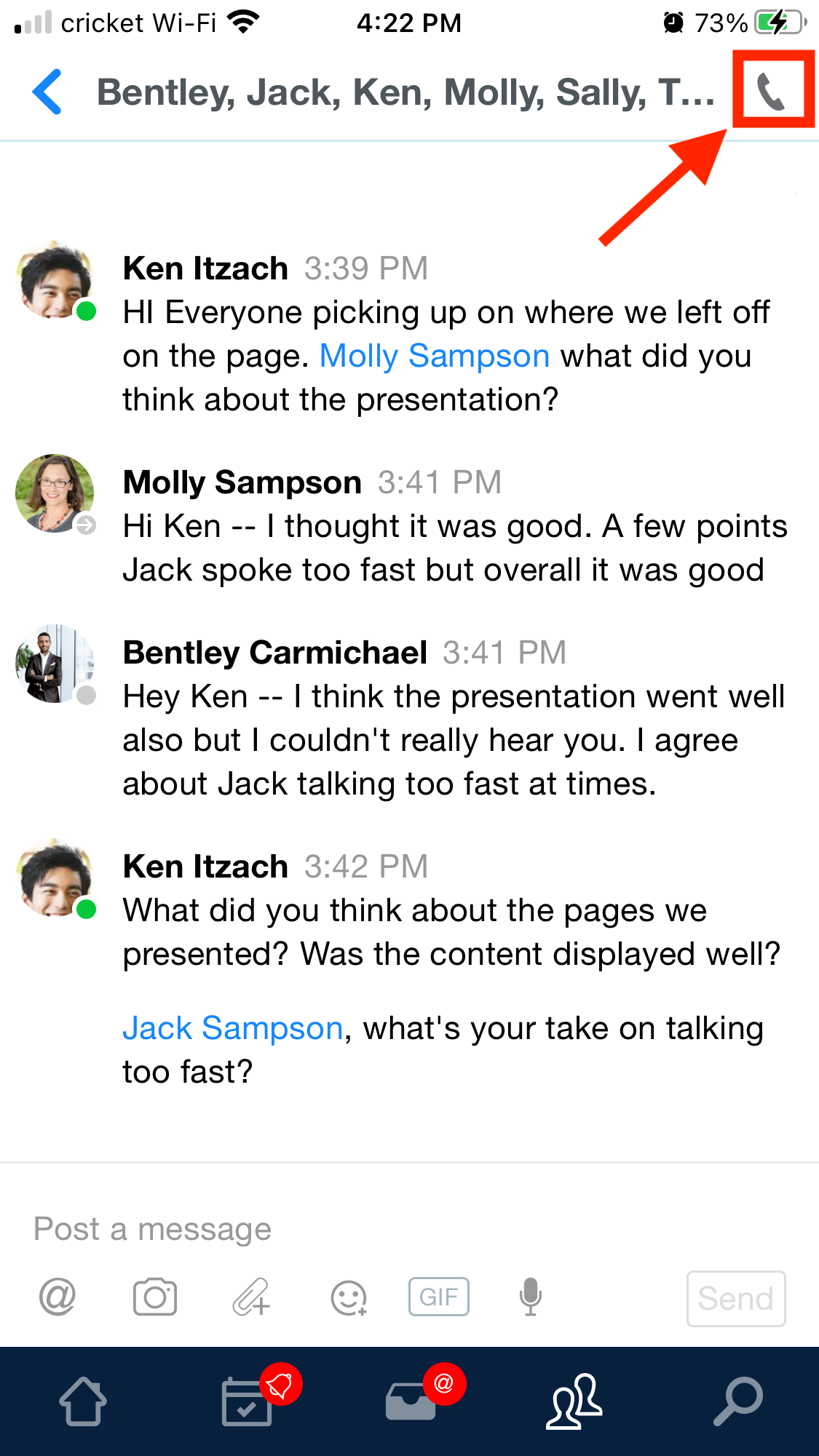 Using Group Chats - Samepage Help Center